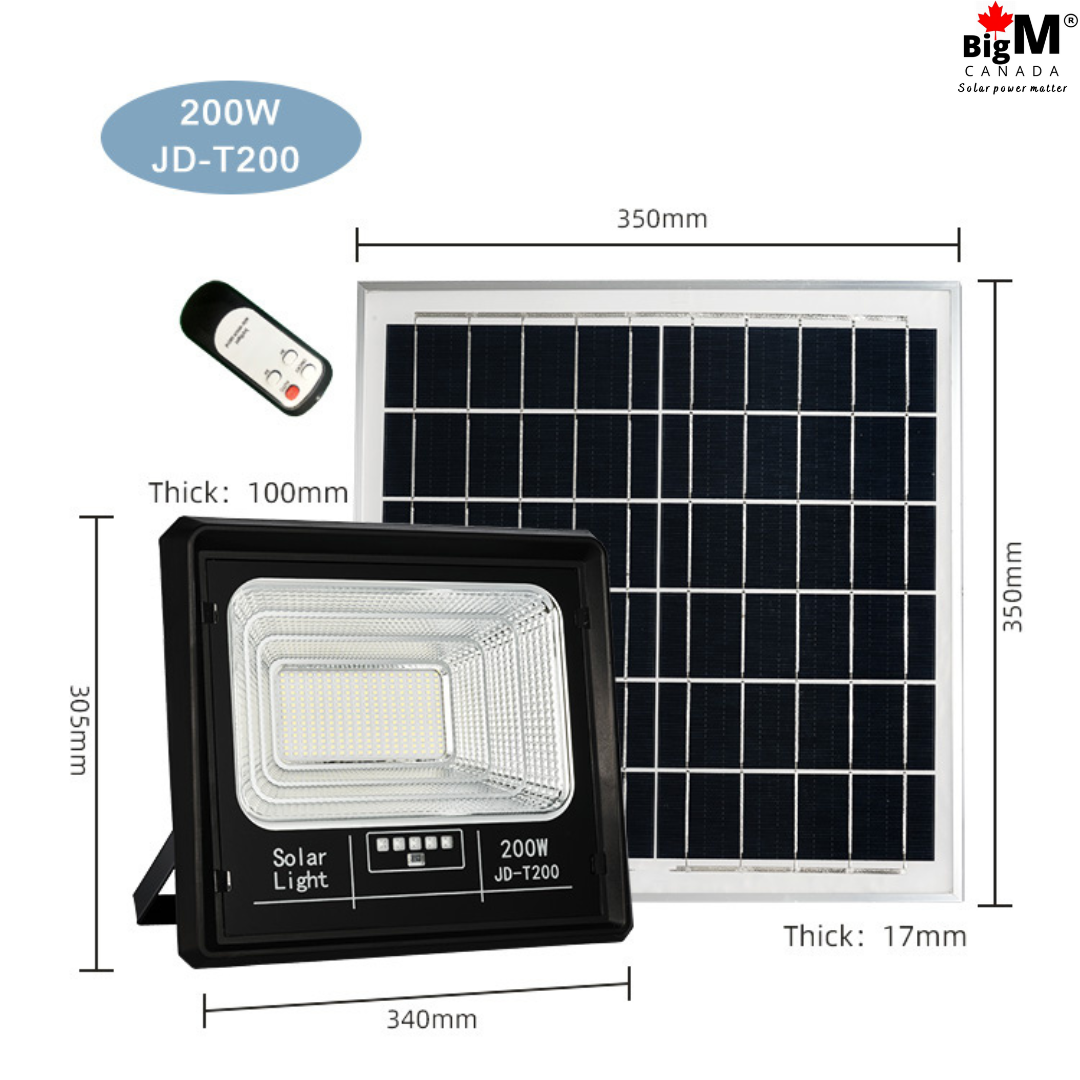 Solar Bright Flood Lights - BigM 100W, 200W & 300W Light Options ...