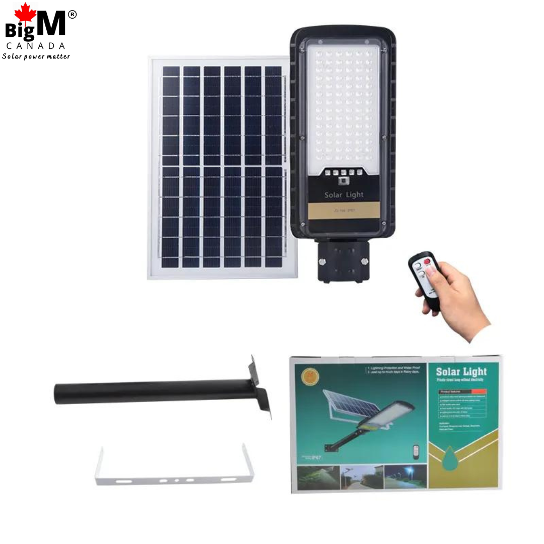 Solar Street Lights-80W Aluminum body Adjustable Solar Panel ...